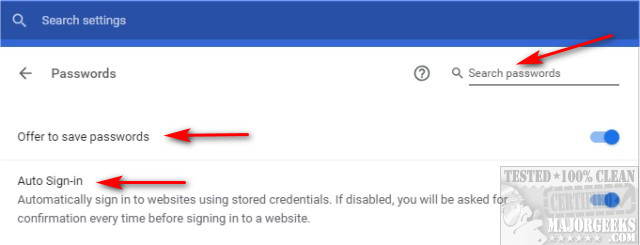 How to View, Edit, and Manage Your Google Chrome Passwords - MajorGeeks