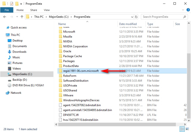 What Is Regid.1991-06.Com.Microsoft and Can You Delete It? - MajorGeeks