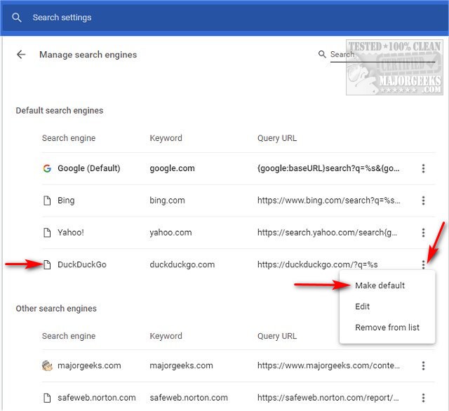 How to Use DuckDuckGo as the Default Search Engine in Google Chrome ...
