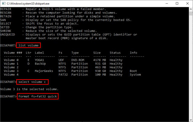 How to Fix Diskpart Failed to Clear Disk Attributes Error - MajorGeeks