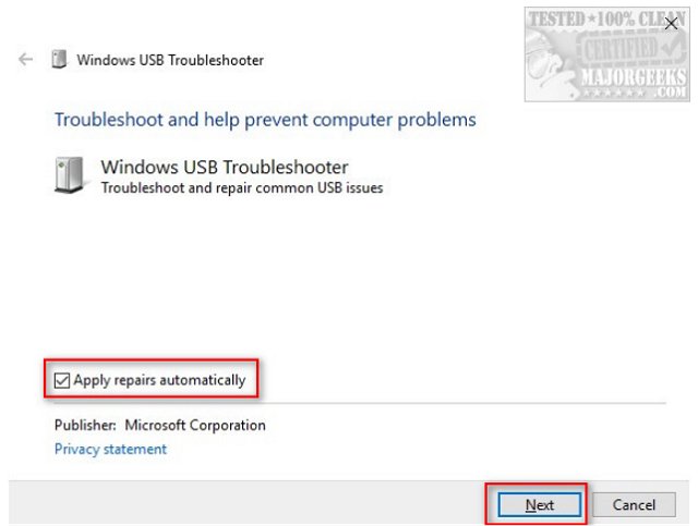 Troubleshoot USB Issues with Microsoft Windows USB Troubleshooter ...