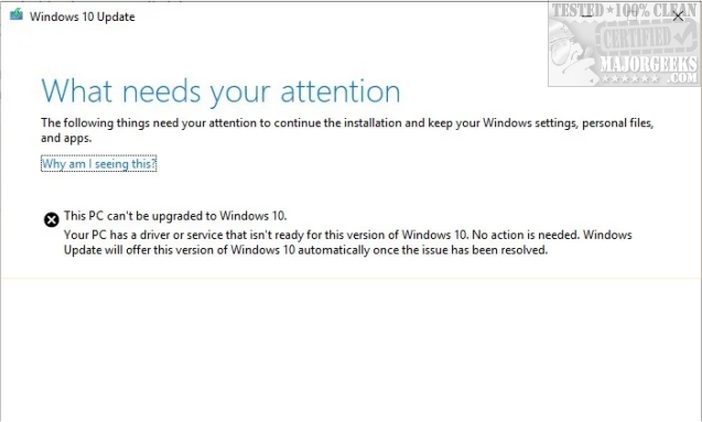 How to Fix What Needs Your Attention - This PC Can’t Be Upgraded to ...