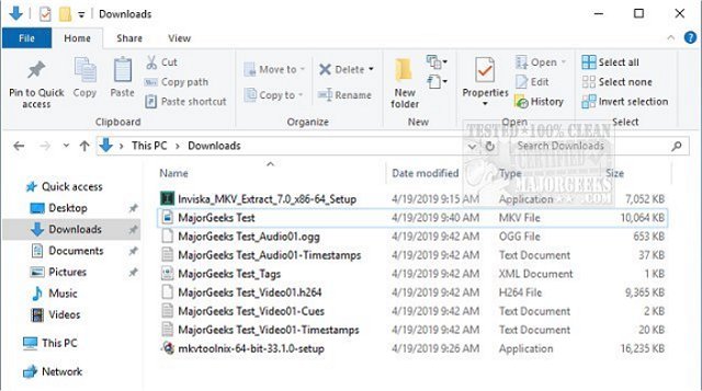 New on MajorGeeks: Inviska MKV Extract - MajorGeeks