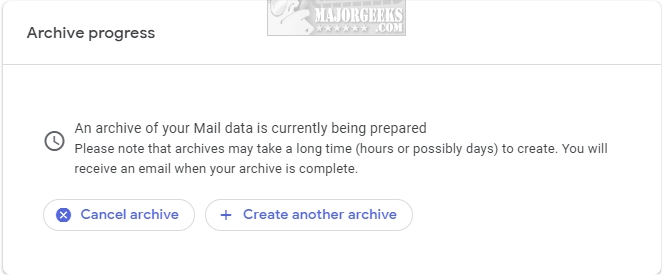 How to Download Your Google Accounts Including Gmail - MajorGeeks