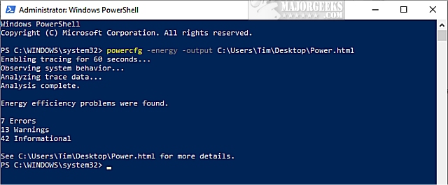 Diagnose Power or Battery Issues with Power Efficiency Diagnostic ...