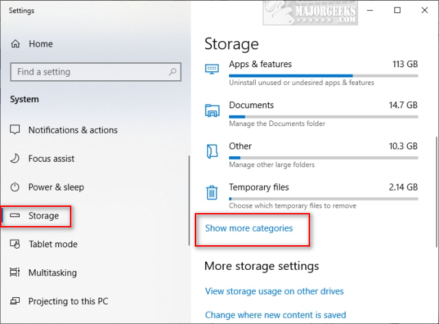 How to Manage, Enable or Disable Reserved Storage on Windows 10 ...