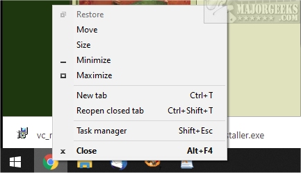 How to Access a Window When the Title Bar Goes off the Screen - MajorGeeks
