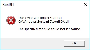 There Was a Problem Starting C:\Windows\System32\LogiLDA.dll Error ...