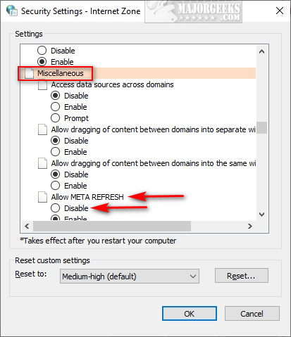 How to Stop a Web Page from Auto Refreshing - MajorGeeks