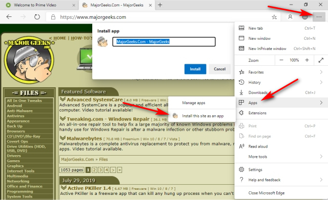 Install Any Website as a Progressive Web App with Microsoft Edge ...