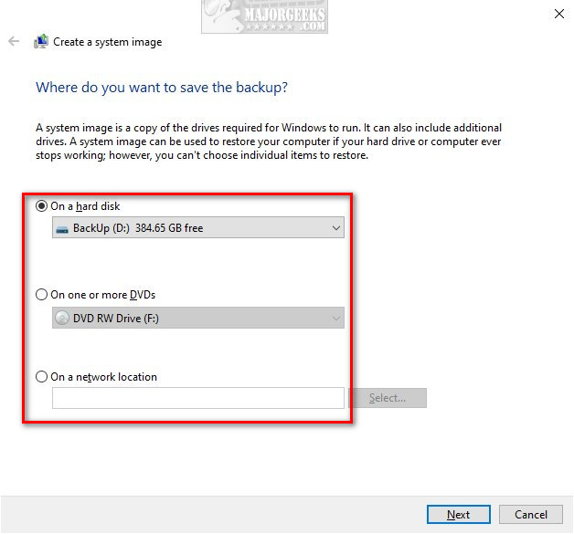 How to Create and Restore a Windows 10 Recovery or System Image ...