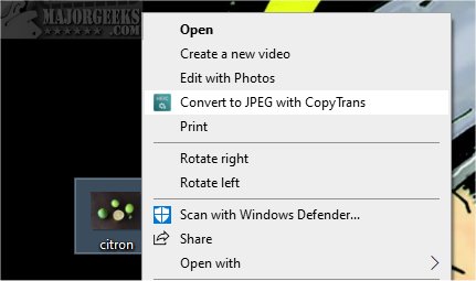 How to Open a HEIF or HEIC Image in Windows 10 - MajorGeeks