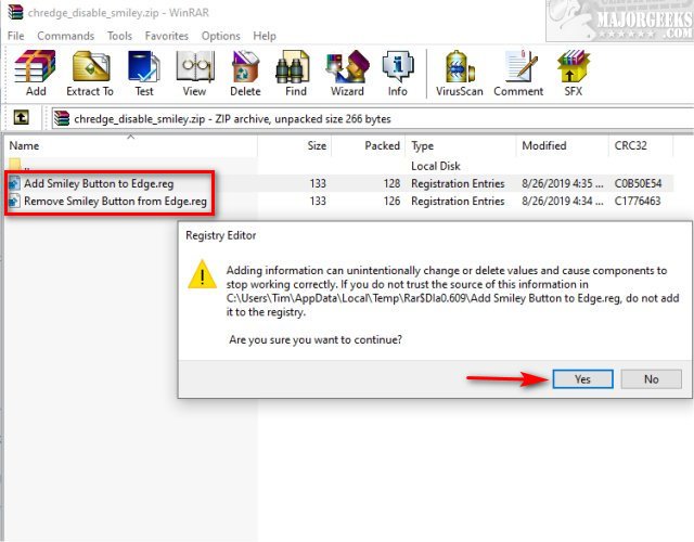 How to Remove the Feedback Smiley Button in Microsoft Edge - MajorGeeks