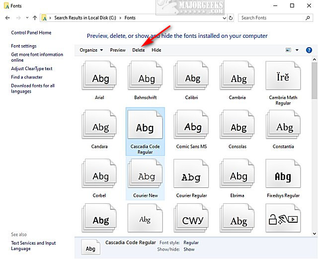 Hopefully, you have a grasp now of the many ways you can manage your fonts.