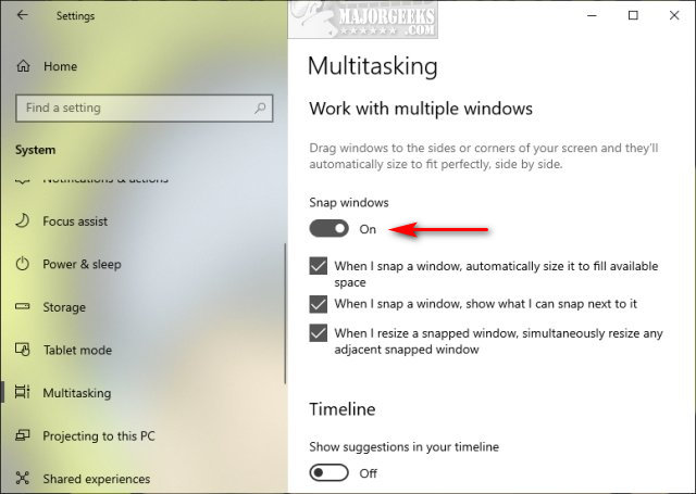 How to Split Your Screen in Windows 10 & 11 - MajorGeeks