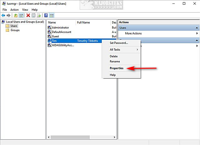 Force Users to Change Account Password at Next Login - MajorGeeks