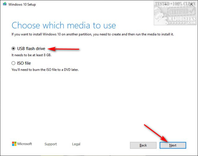 Create a Windows 10 Bootable USB Flash Drive With Windows 10 Media ...
