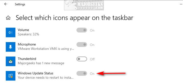 Enable or Disable the Windows Update Status Taskbar Notification ...