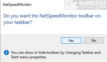 How to Show Your Internet Upload, Download, and Usage on the Taskbar ...