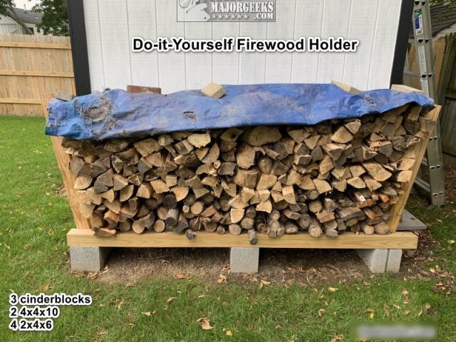 Build This Affordable Firewood Holder in No Time - MajorGeeks