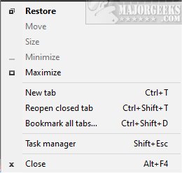 Application Stays Minimized in the Taskbar - MajorGeeks