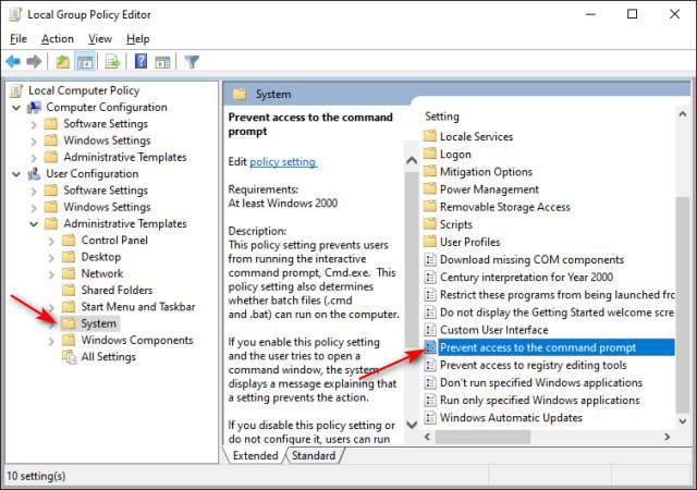 How to Disable the Command Prompt (and CMD and BAT) in Windows 10 & 11 ...