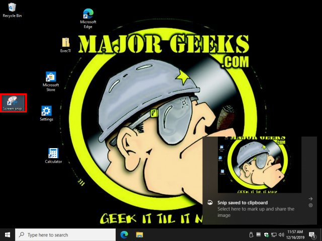 How to Create Screen Snip Shortcut in Windows 10 & 11 - MajorGeeks