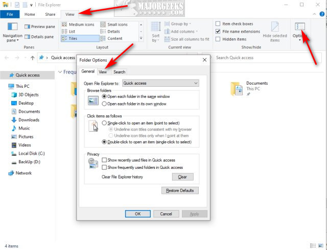 How To Disable Notifications In File Explorer In Windows 10 Majorgeeks