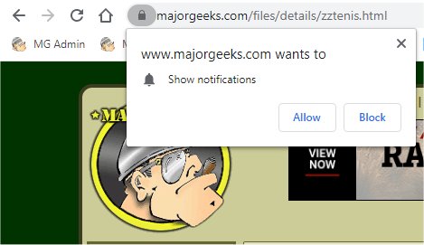 Allow or Deny Website Notifications in Google Chrome - MajorGeeks