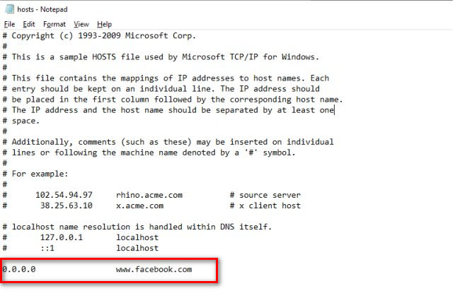 How to Edit Your HOSTS File to Block Websites in Windows 10 - MajorGeeks