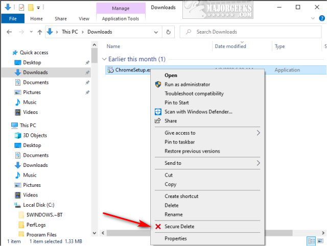 How to Add 'Secure Delete' to the Windows 10, 8 and 7 Context Menu ...