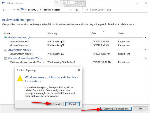 How to View and Clear Your Reliability History in Windows 10 & 11 ...