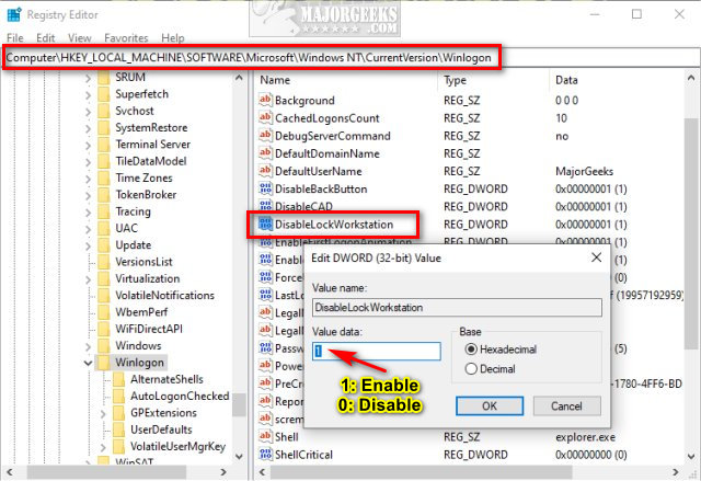 How to Enable or Disable the Lock Screen in Windows 10 & 11 - MajorGeeks