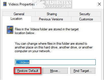 How to Move Your Desktop, 3D Objects, Downloads, Pictures, Music, and ...