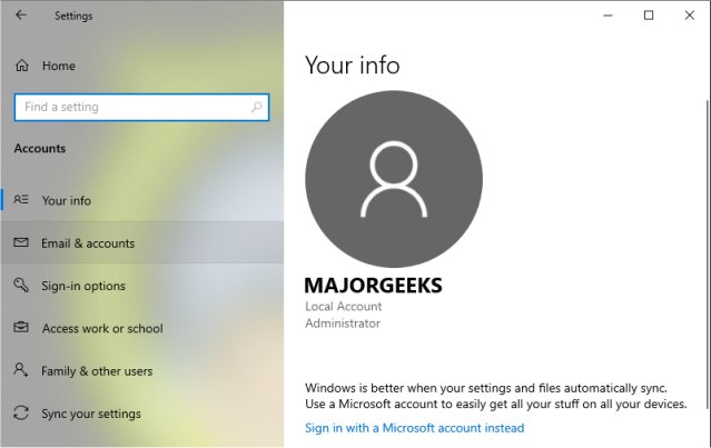 How to Switch Between a Microsoft and Local Account in Windows 10 ...