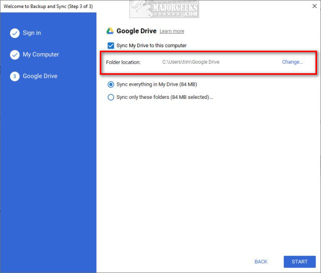 How to Back Up Google Drive - MajorGeeks