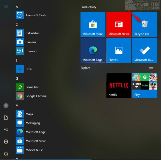 How to Add or Remove the Recycle Bin to File Explorer Navigation in ...