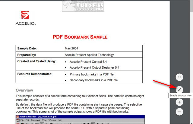 How to Enable Two-Page View for PDF Documents in Google Chrome - MajorGeeks