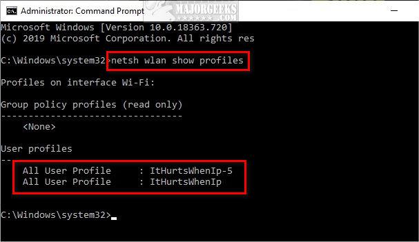 3 Ways to Delete a Wireless Network Profile in Windows 10 - MajorGeeks