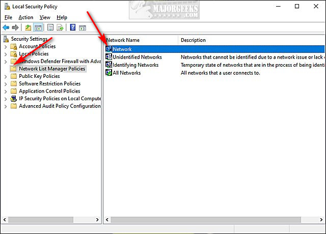 How to Rename a Network Profile Name in Windows 10 - MajorGeeks