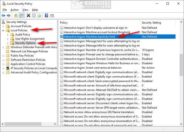 How to Automatically Lock Computer in Windows 10 - MajorGeeks