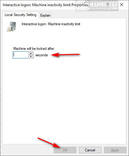 How to Automatically Lock Computer in Windows 10 - MajorGeeks