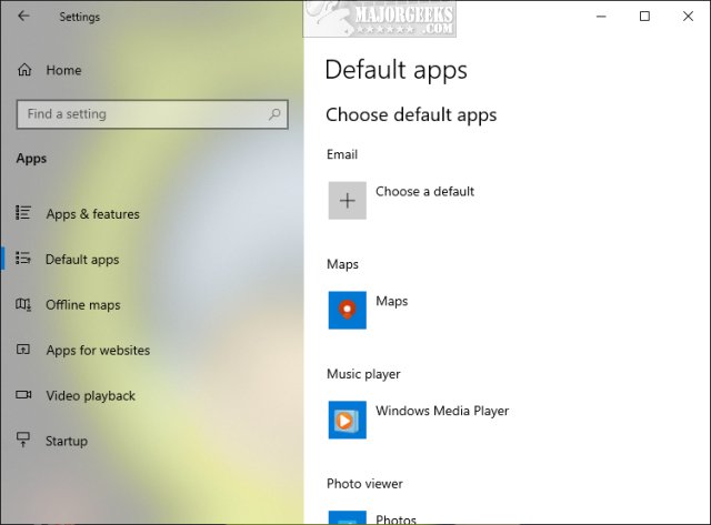 How to Add Default Apps as a Desktop Shortcut or Context Menu - MajorGeeks