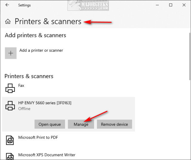 How to Print a Printer Test Page in Windows - MajorGeeks