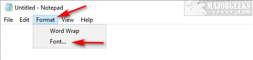 How to Change Font Size, Color, and Style in Notepad in Windows 10 ...