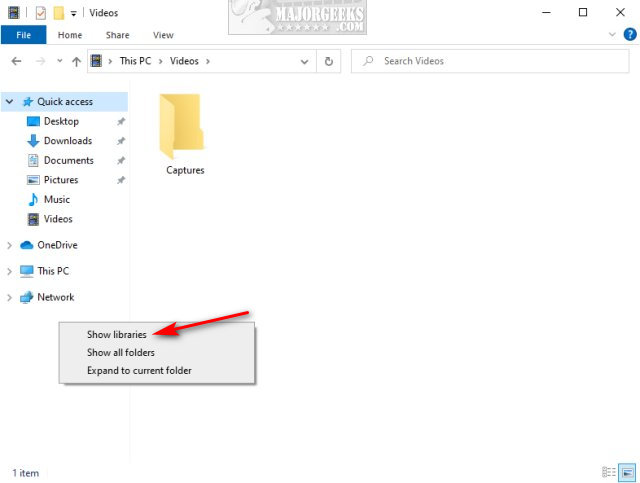 How to Show, Hide, Add, or Remove a Folder From Libraries in Windows 10 ...