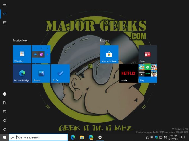 How to Enable or Disable Windows 10 Full Screen Start Menu - MajorGeeks