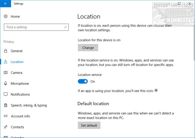 How to Set Your Default Location in Windows 10 & 11 - MajorGeeks