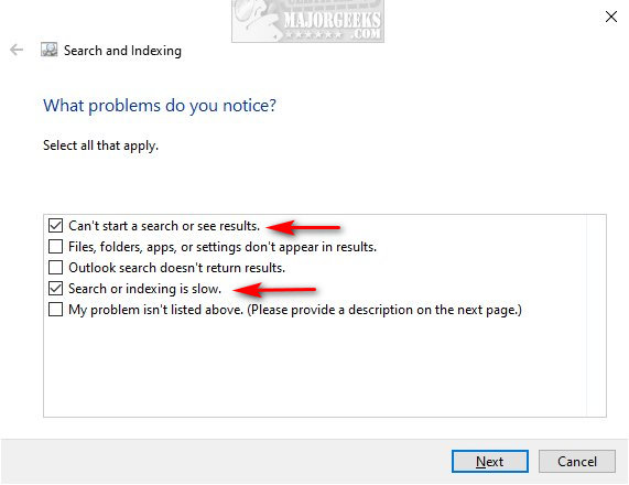 Windows 10 Search - This Is Taking Too Long to Load - MajorGeeks