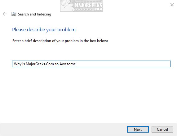 Windows 10 Search - This Is Taking Too Long to Load - MajorGeeks